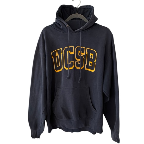 Blue 84 | Sweaters | Vintage Ucsb Hoodie Blue Mens Large Damaged | Poshmark
